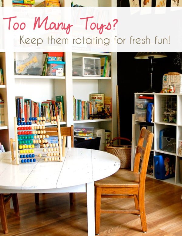 The Art of Toy Rotation: Cycle them in and out for fresh fun!