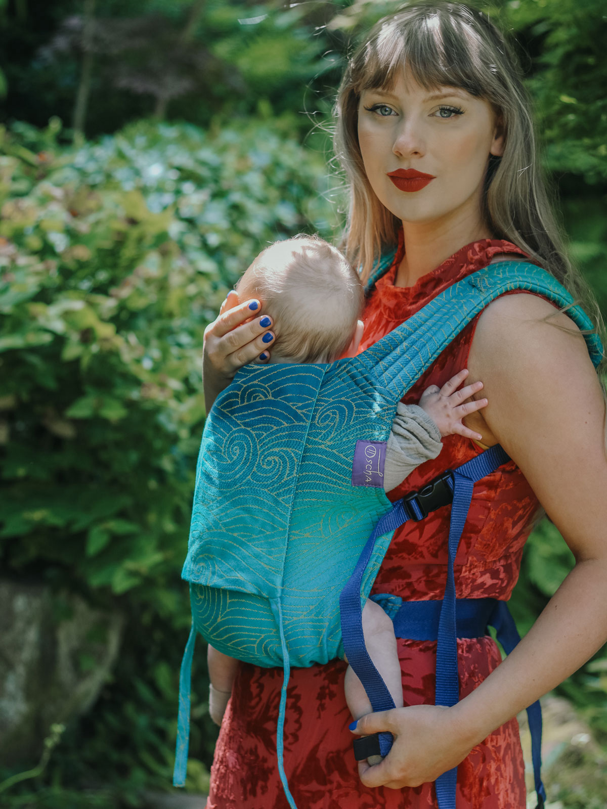Babywearing Simplified With Oscha's Bairn Baby Carrier - Green Child ...