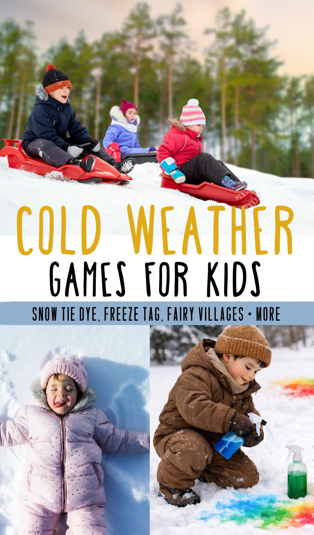 Cold Weather Outdoor Games for Kids
